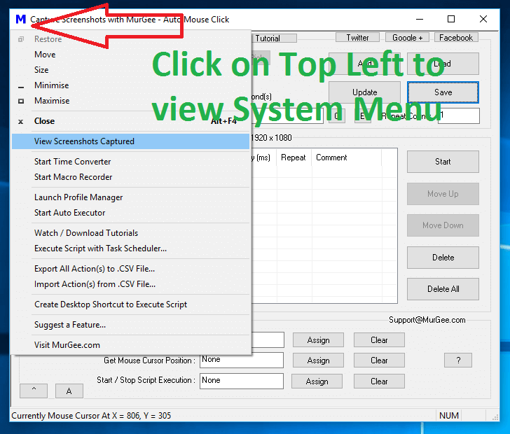 Automatically Capture Screenshots From Macro Script Automate Windows